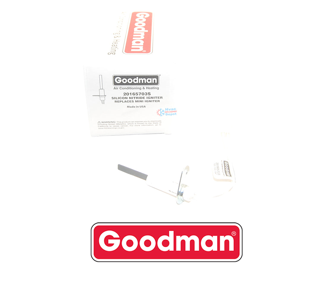 Goodman Amana 20165703S Silicon Nitride Hot Surface Igniter 80-95% Fur ...