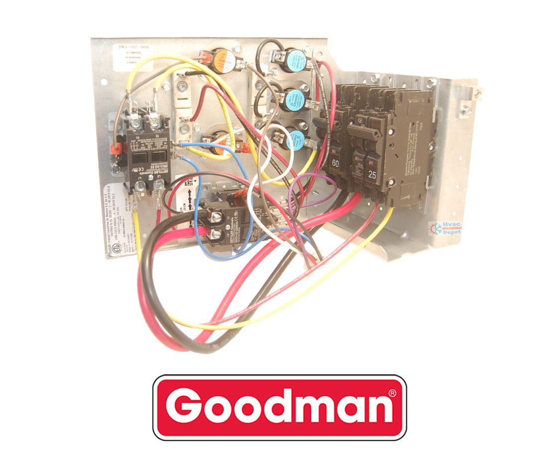 Goodman HKTSD15XB 15 kW Electric Heat Kit with Circuit Breaker | 1 PH ...
