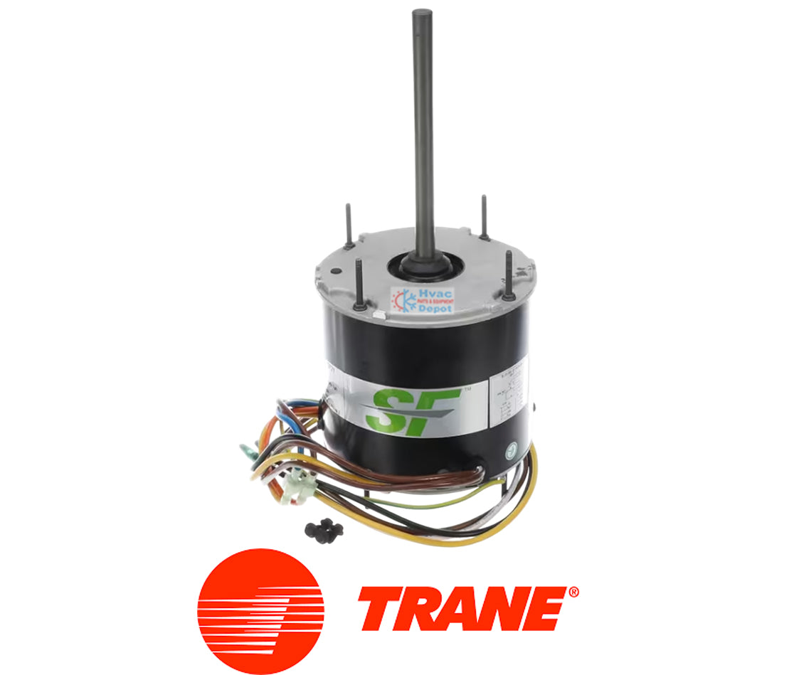 Trane SFMMH502V Condenser Fan Motor | Multi-HP 1/3-1/2 HP 208-230V 107 ...