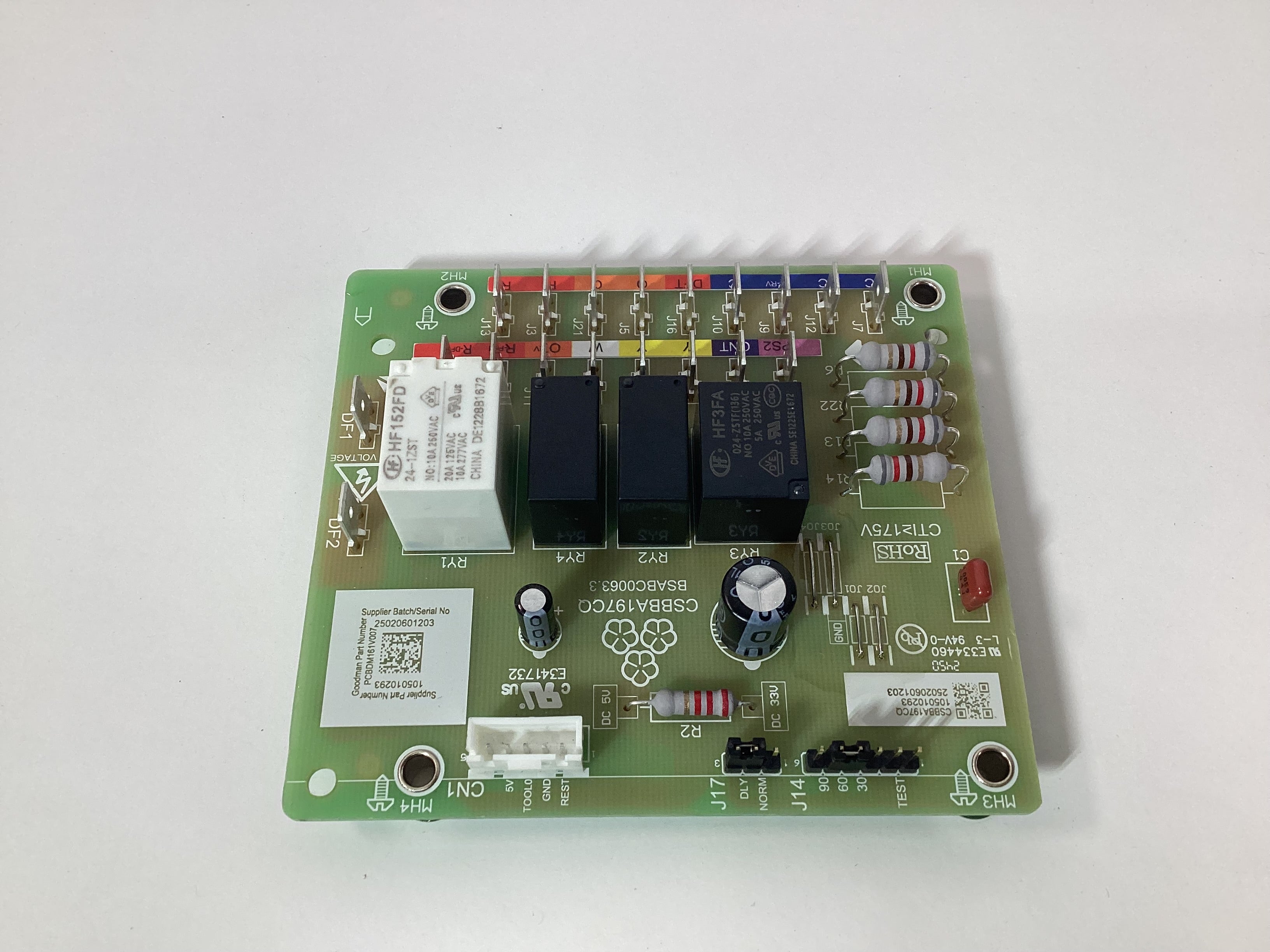 Goodman P/N PCBDM161V007S – Genuine OEM Heat Pump Defrost Control Boar ...